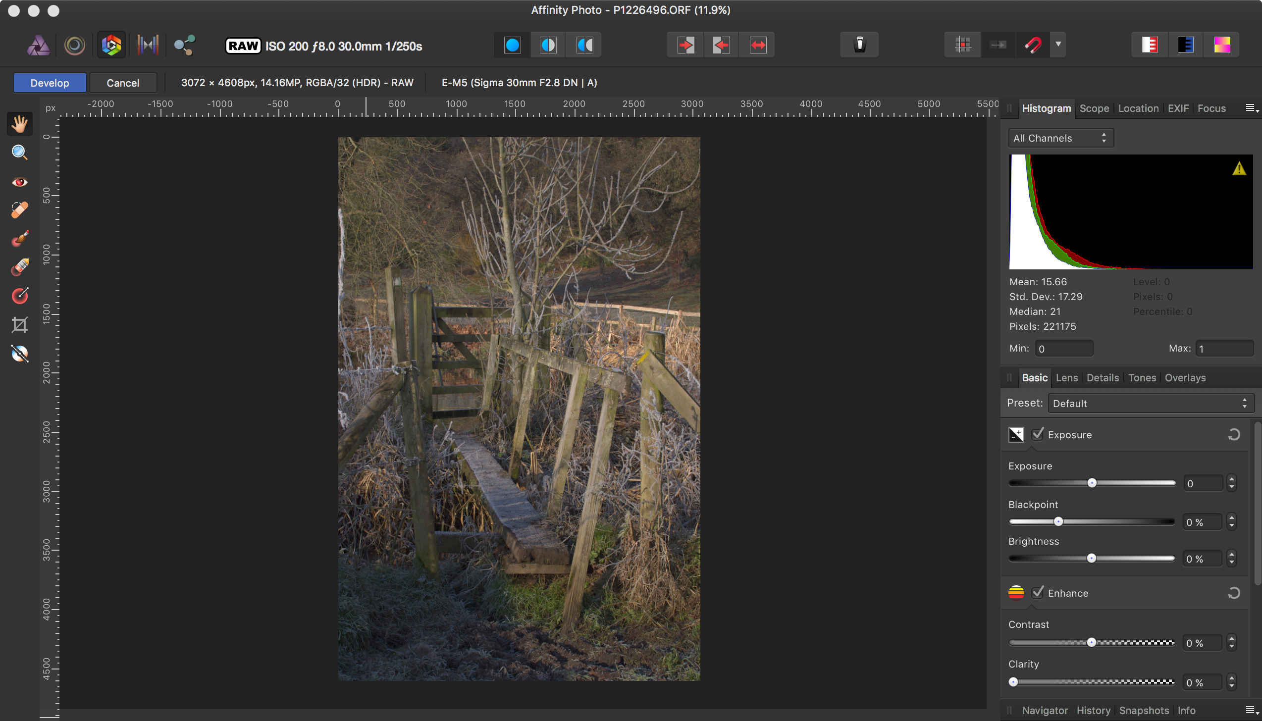 Problem Importing Raw File Into Develop Module Pre V2 Archive Of