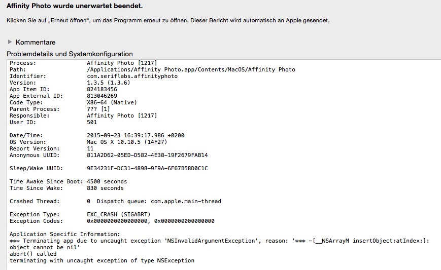 Installation problems - Pre-V2 Archive of Desktop Questions (macOS and ...