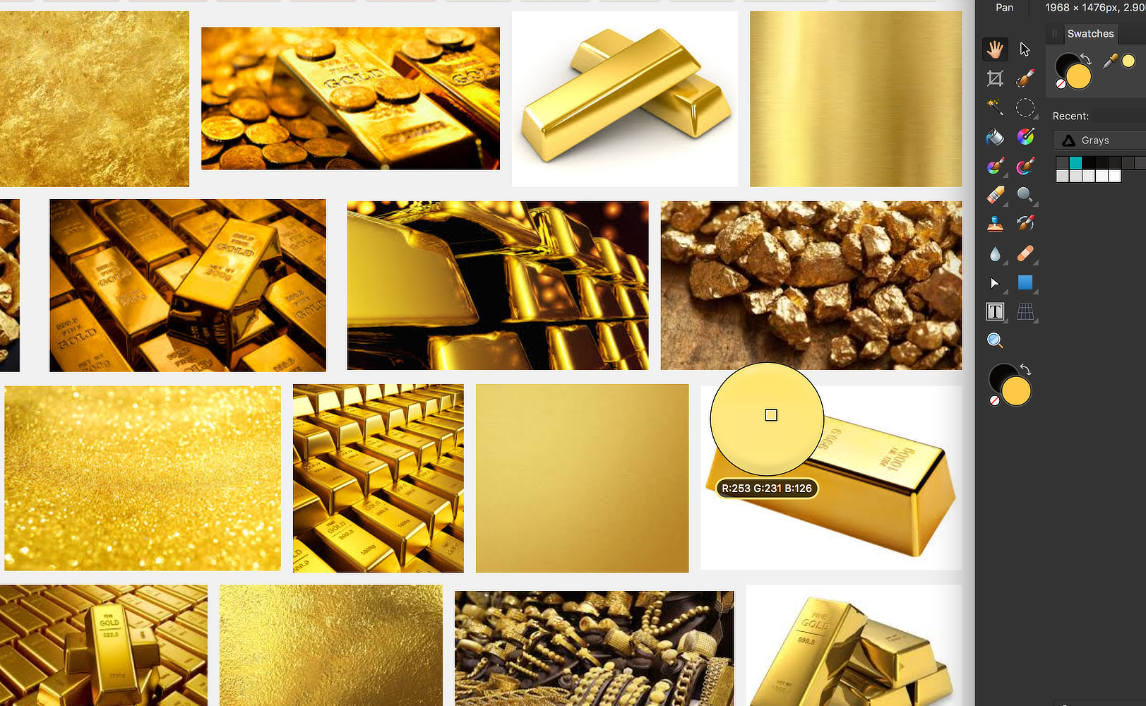 Golden Color Code Cmyk In Coreldraw