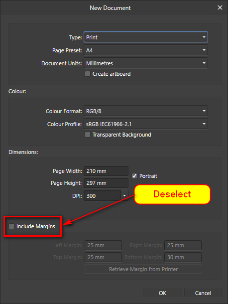 Margins - Pre-V2 Archive of Desktop Questions (macOS and Windows) - Affinity | Forum
