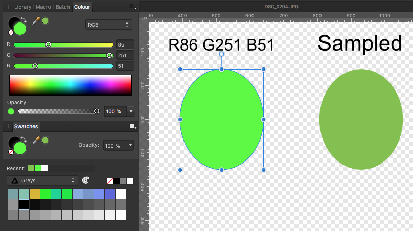 correct color??? - Pre-V2 Archive of Desktop Questions (macOS and Windows) - Affinity | Forum