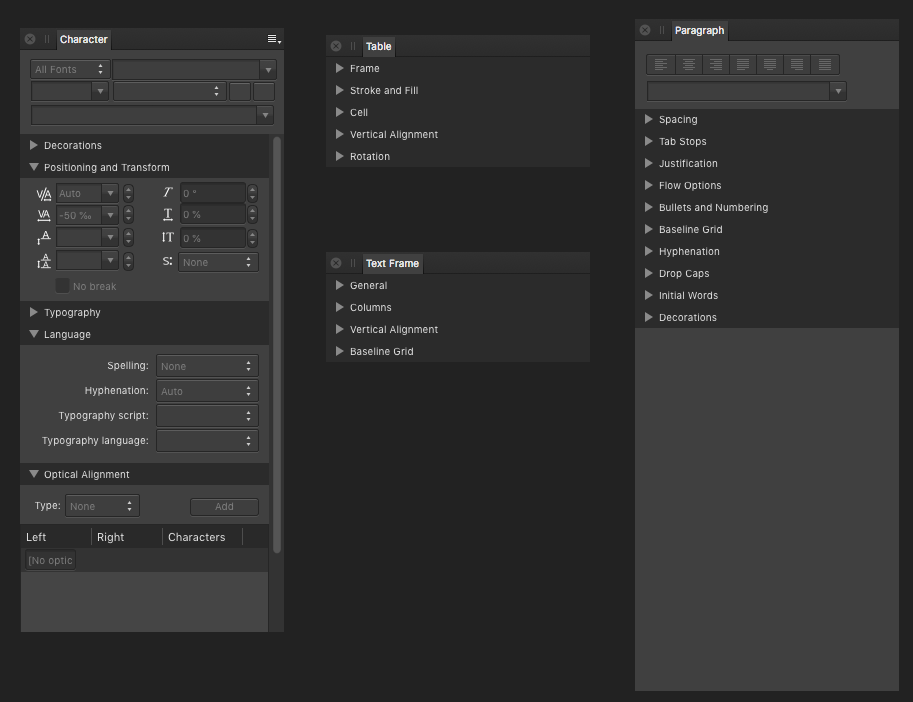 Confusing menus - [ARCHIVE] Publisher beta on macOS threads - Affinity | Forum