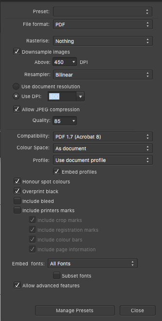 exporting editable files - Pre-V2 Archive of Desktop Questions (macOS and Windows) - Affinity ...
