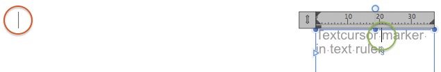 Text ruler :: Cursor position marker - [ARCHIVE] Publisher beta on ...