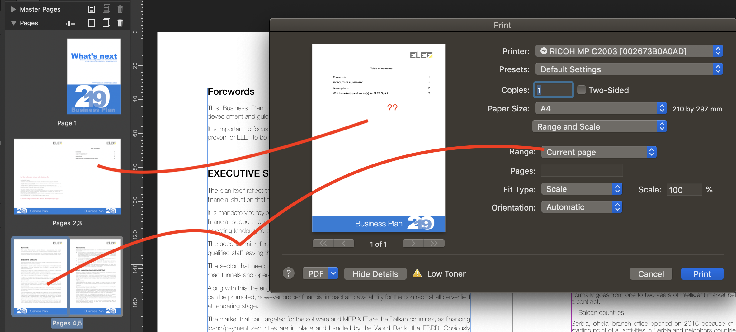 Print Current Page Issue Feedback For Affinity Publisher V1 On