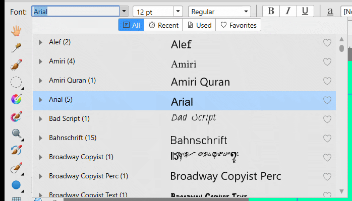 Affinity Des & Photo- All: Fonts listing -Mac - Pre-V2 Archive of Desktop Questions (macOS and ...