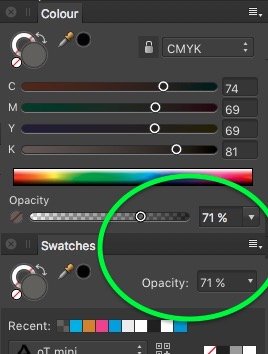 v1.7.1 - Bug - Missing Opacity number on Text Frame and Tables Fill - V1 Bugs found on macOS ...