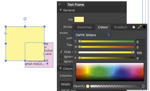 v1.7.1 - Bug - Missing Opacity number on Text Frame and Tables Fill - V1 Bugs found on macOS ...