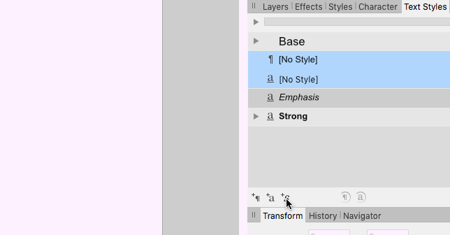 How to create folder in Text Style panel? - Pre-V2 Archive of Affinity on Desktop Questions ...