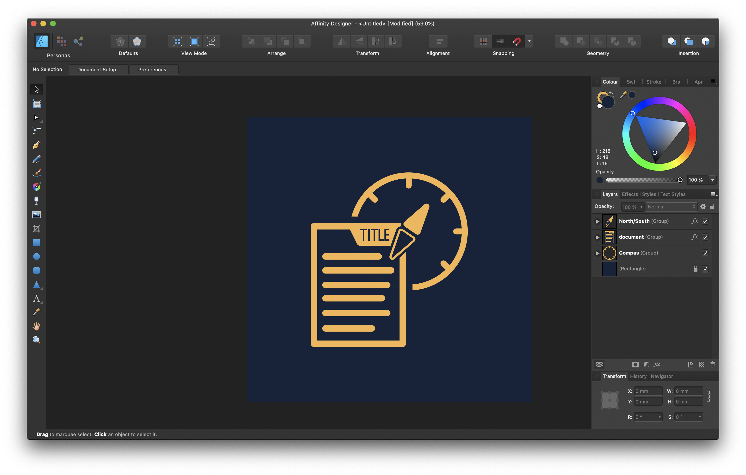 How Can I Group Elements On Different Layers In Affinity Designer 
