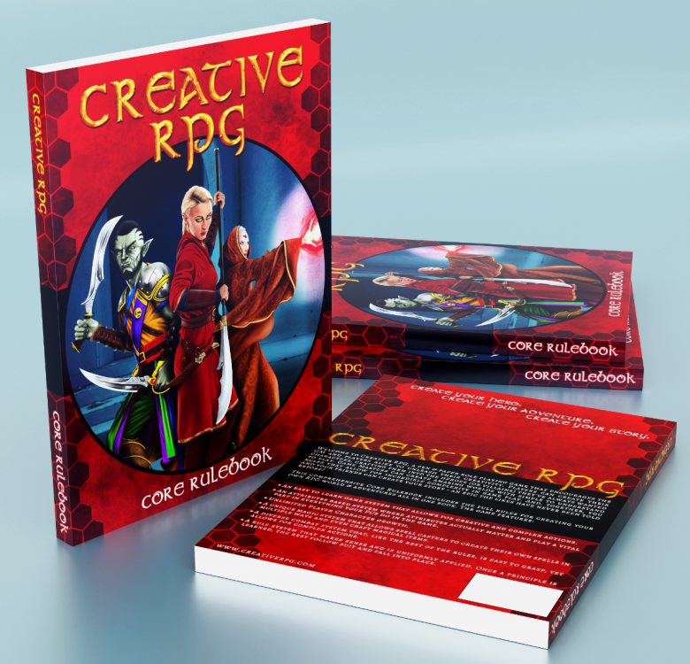 Tabletop RPG Rulebook Cover Design - Share your work - Affinity | Forum