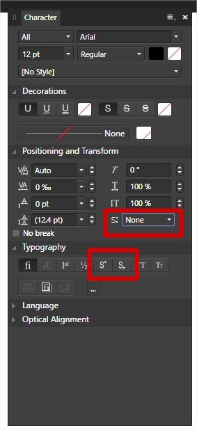 Superscripts not working correctly? - V1 Bugs found on macOS - Affinity ...