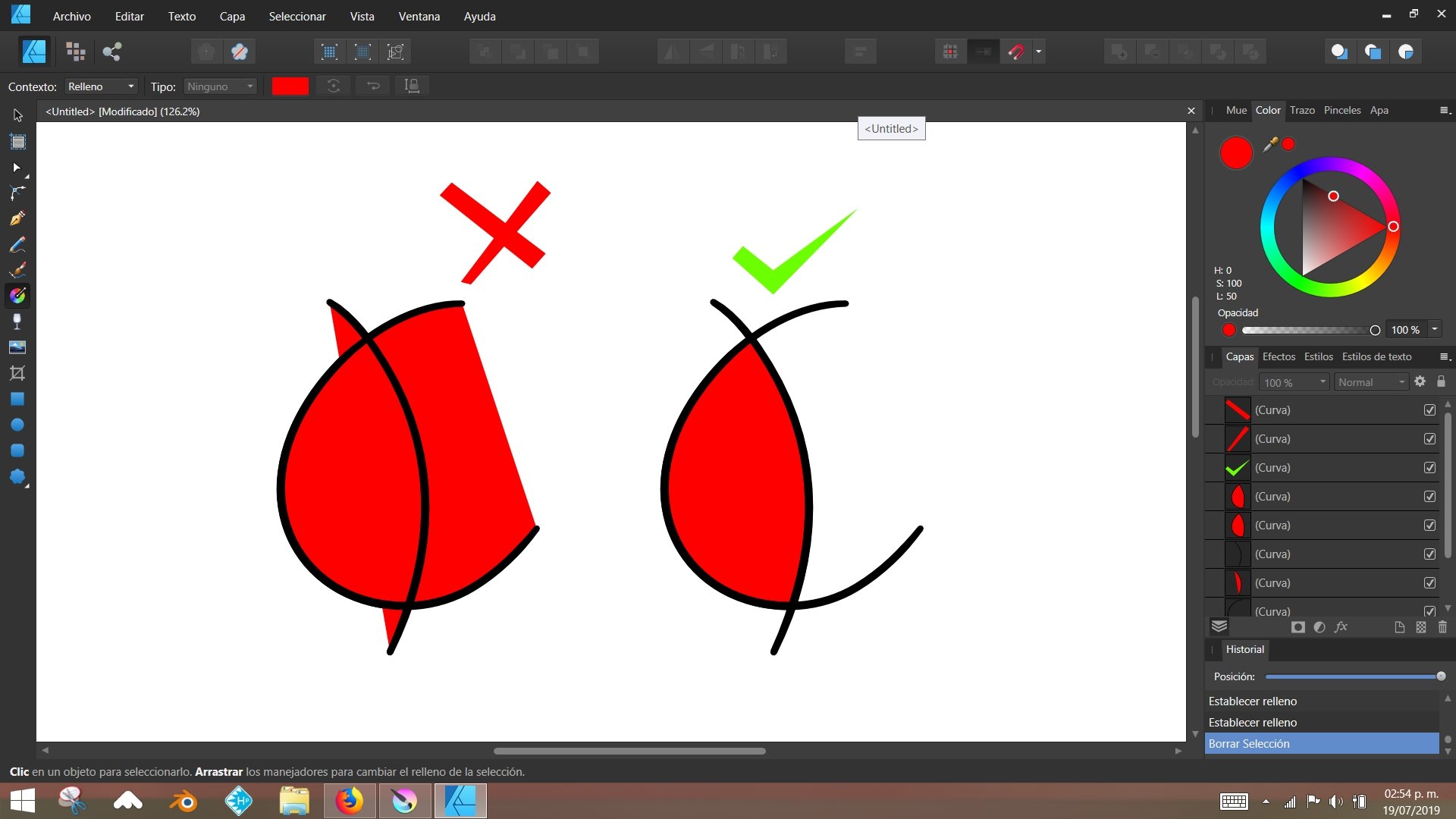 Please Improve De Fill Color And Selection Tool Feedback For Affinity 