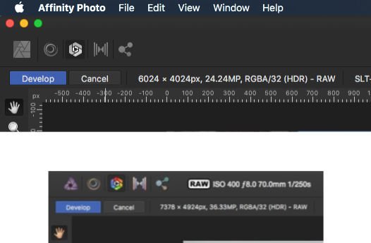 RAW indication - Pre-V2 Archive of Desktop Questions (macOS and Windows) - Affinity | Forum