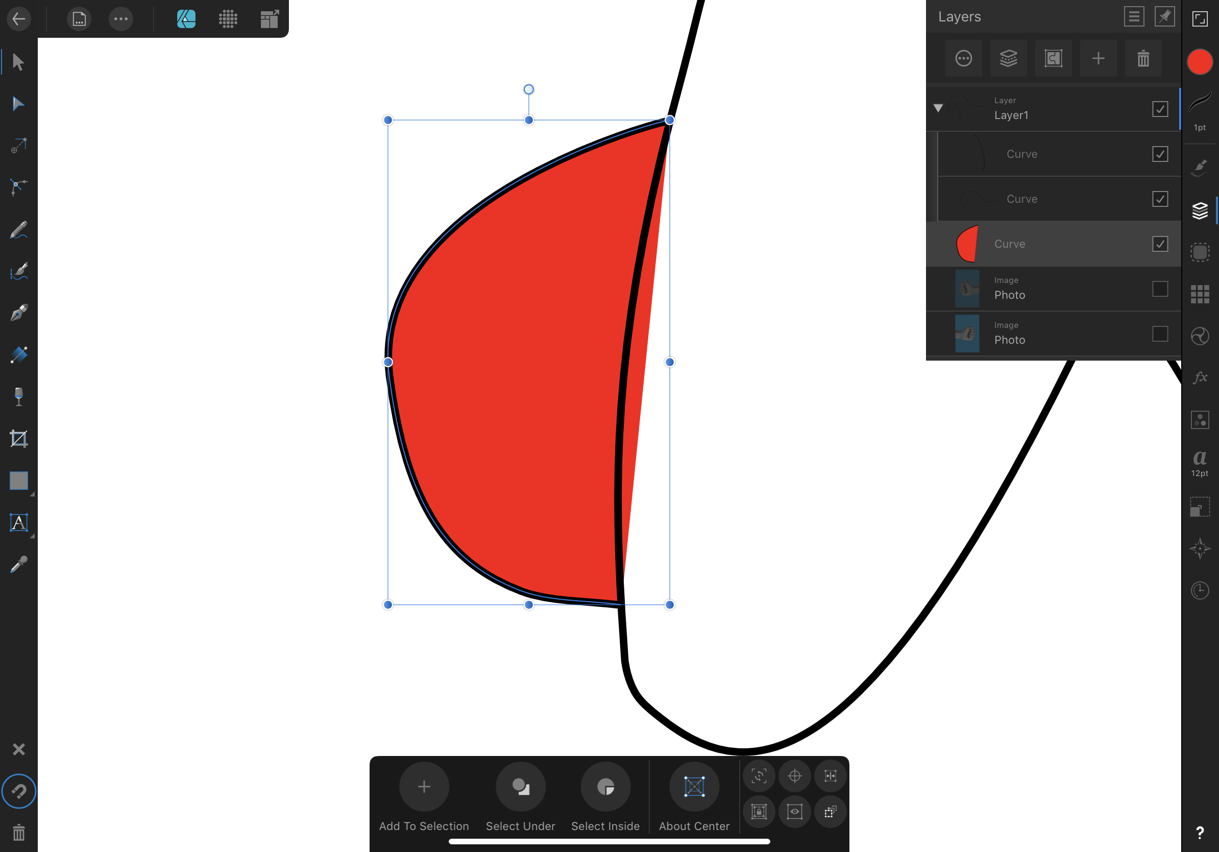 Fill Shape Pre V2 Archive Of Affinity On IPad ions Affinity 