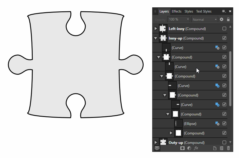 Sheet of simple jigsaw pieces - Resources - Affinity | Forum