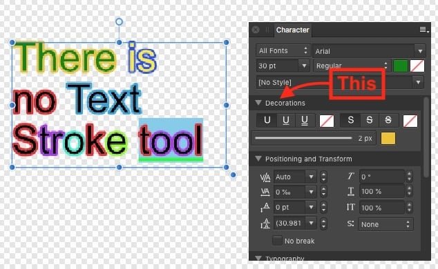 Text Stroke (Removing/Changing) - Pre-V2 Archive of Desktop Questions (macOS and Windows ...