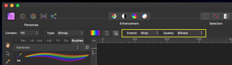 Bitmap fill tileable - Pre-V2 Archive of Desktop Questions (macOS and Windows) - Affinity | Forum