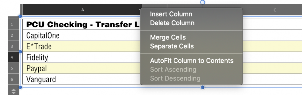 Table sort options greyed out in Publisher - Pre-V2 Archive of Desktop ...