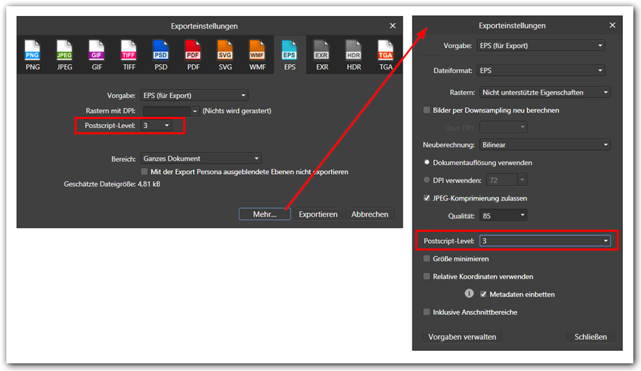 What Is The Exported Eps Version Pre V2 Archive Of Desktop