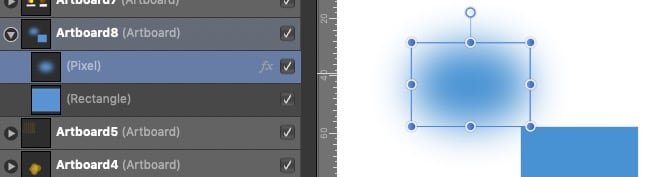 Layer bounding box with Gaussian Blur effect - Pre-V2 Archive of Desktop Questions (macOS and ...