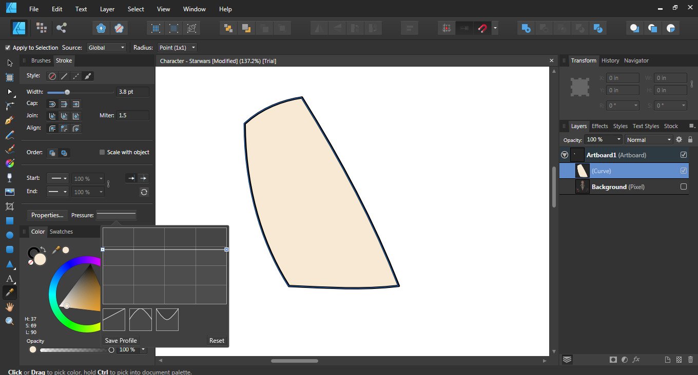 Stroke Pressure Graphic Affinity Designer - Pre-V2 Archive of Desktop Questions (macOS and ...