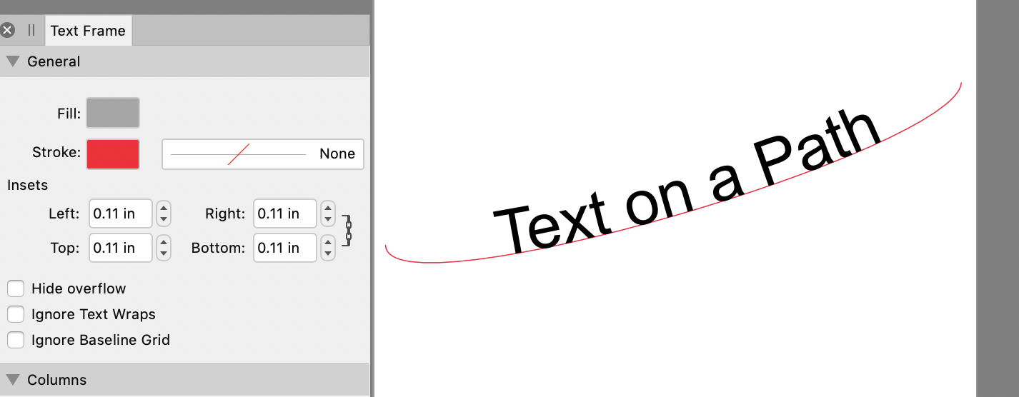 [ SOLVED ] text on path - how to make the line disappear? - Pre-V2 ...