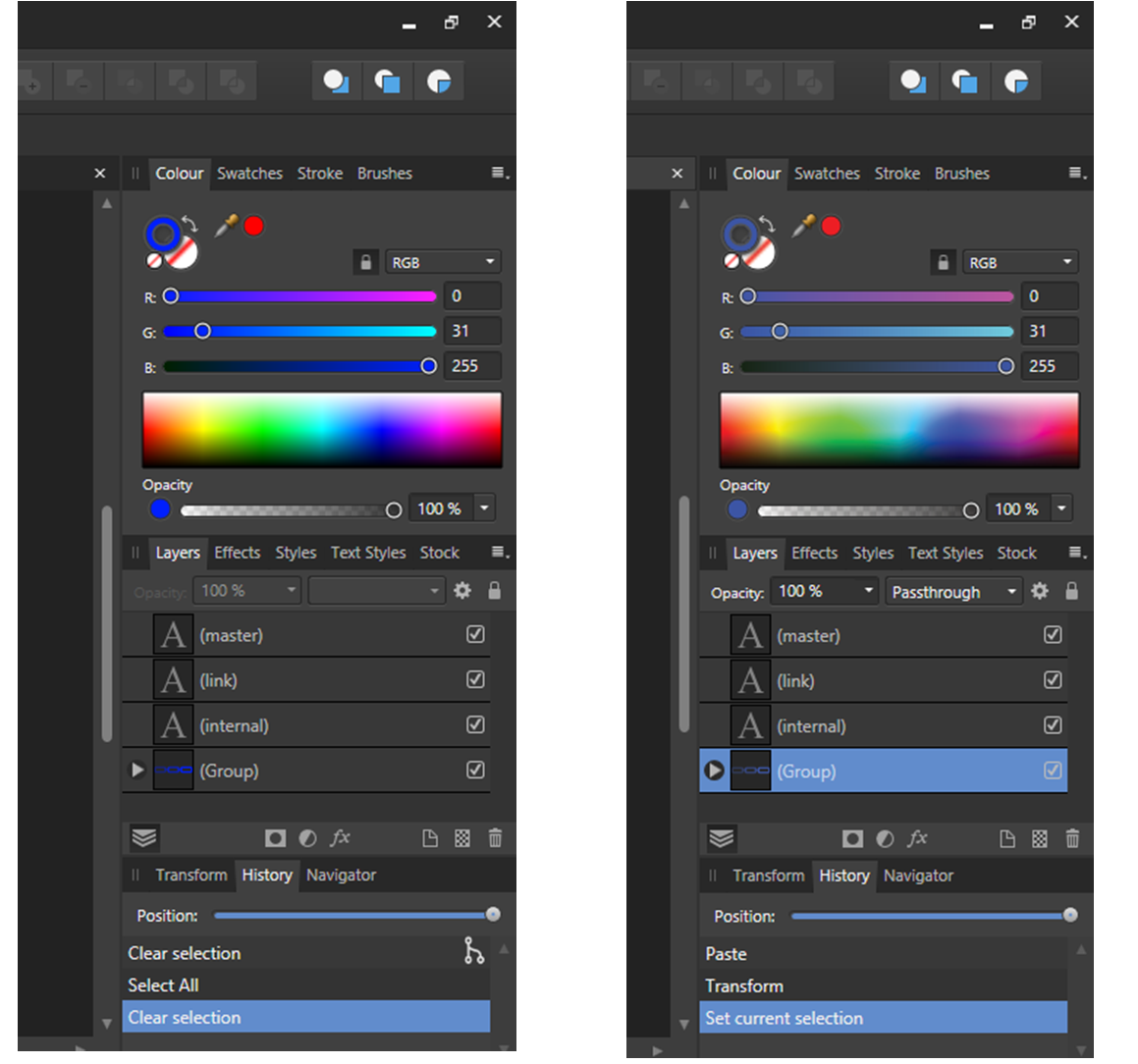 Colour Wheel Showing different Colour - Pre-V2 Archive of Desktop Questions (macOS and Windows ...