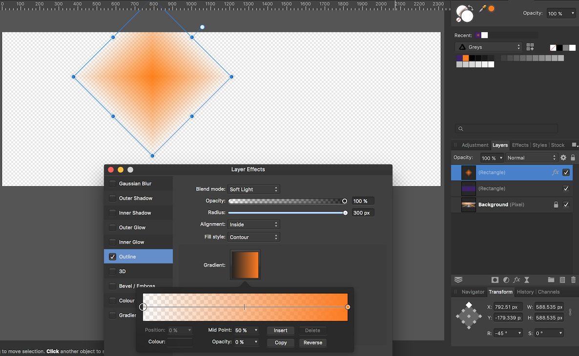 Diamond Gradient - Pre-V2 Archive of Desktop Questions (macOS and Windows) - Affinity | Forum
