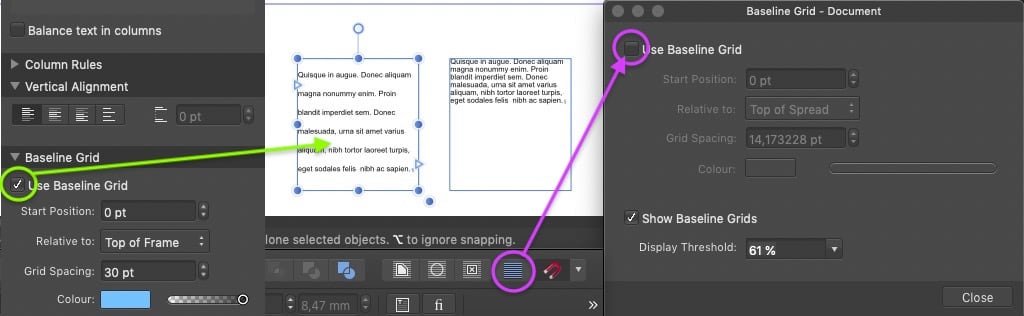 Text Snapping within a Text Frame - Pre-V2 Archive of Desktop Questions (macOS and Windows ...