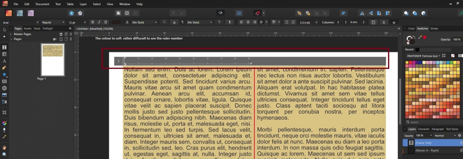 The Colour and Text Contrast on Text Ruler too Soft - Feedback for ... The Colour and Text Contrast on Text Ruler too Soft - Feedback for ...