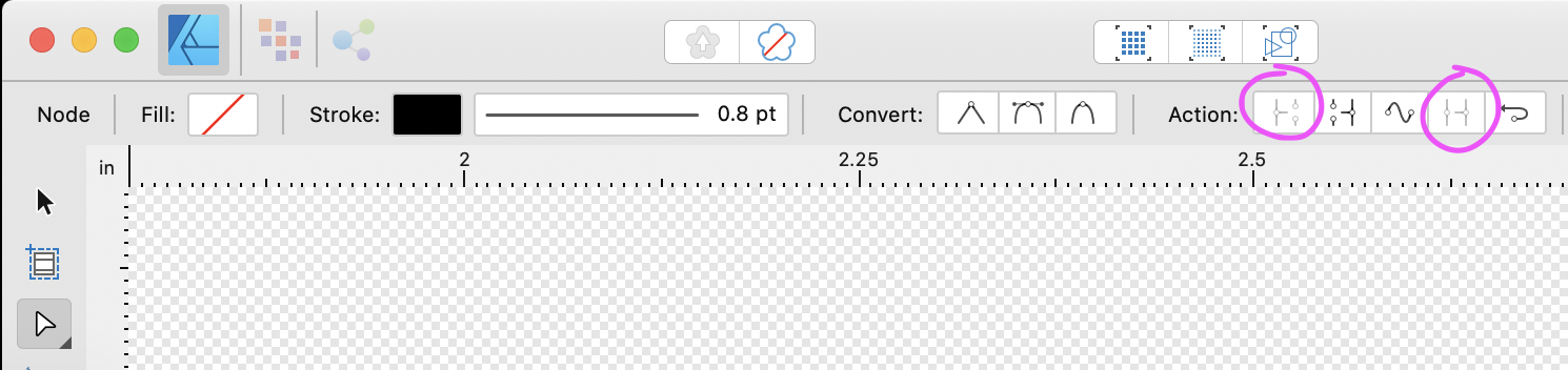 Break Curve and Join Curve not working. - Pre-V2 Archive of Affinity on Desktop Questions (macOS ...
