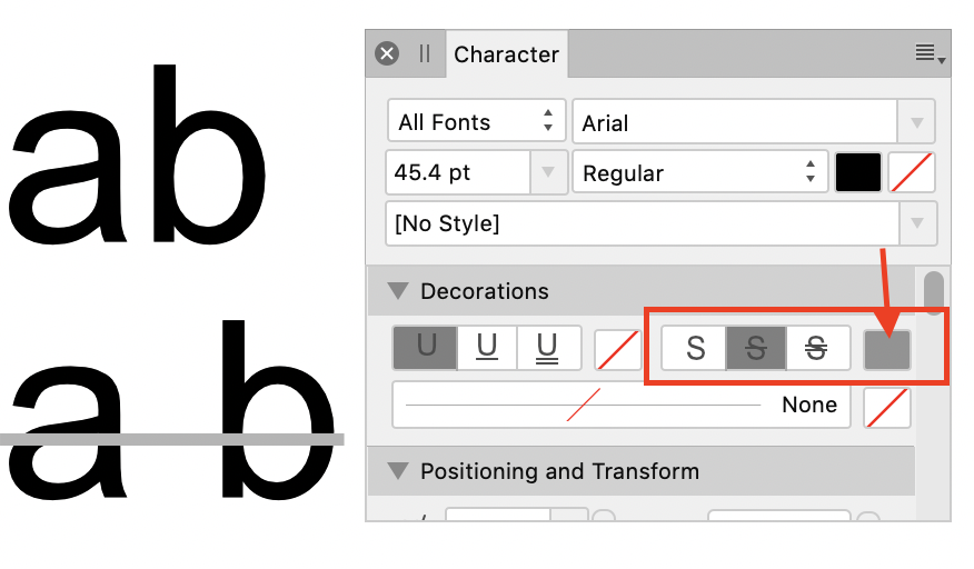 text overstrike-overline - Pre-V2 Archive of Desktop Questions (macOS ...