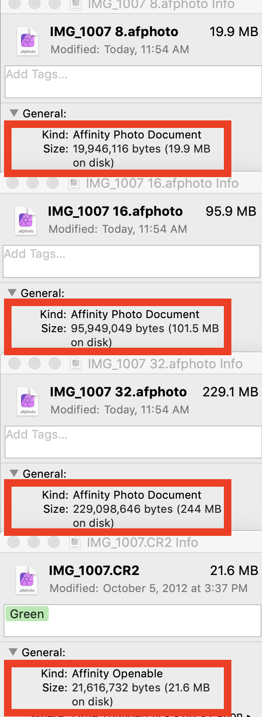 Does Affinity's .afphoto file have RAW file embedded - Pre-V2 Archive of Desktop Questions ...