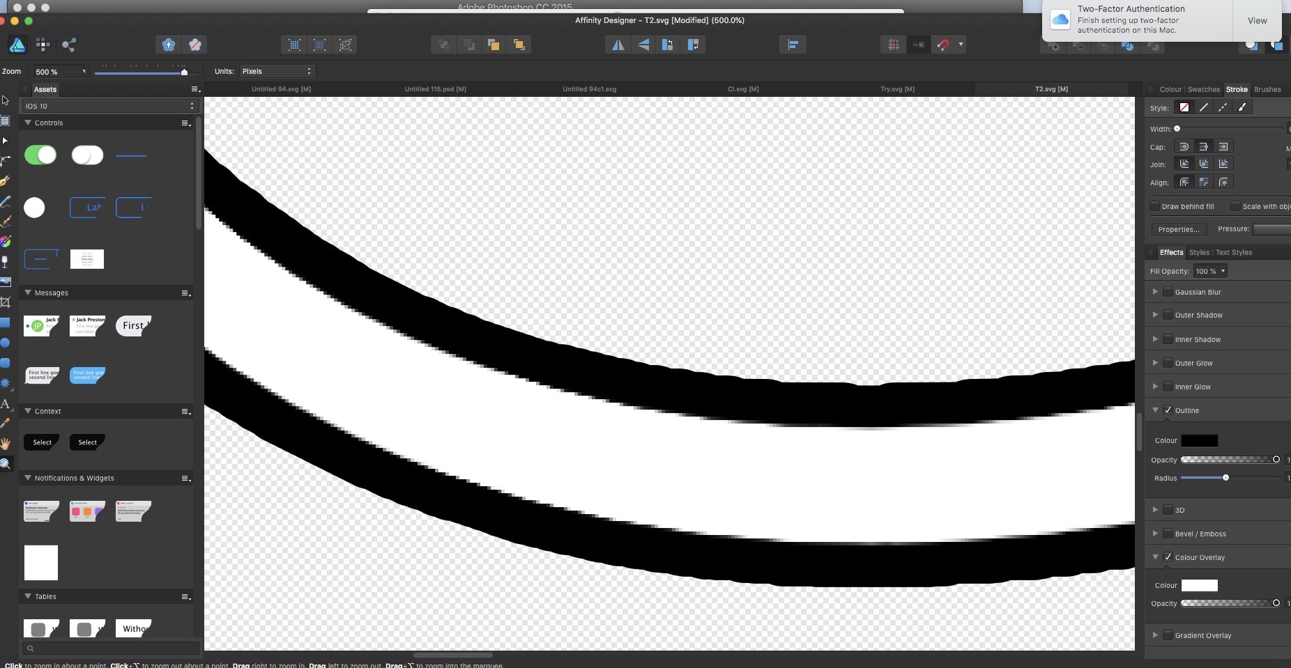 Outline Problem when exporting to desktop - Pre-V2 Archive of Affinity on iPad Questions ...