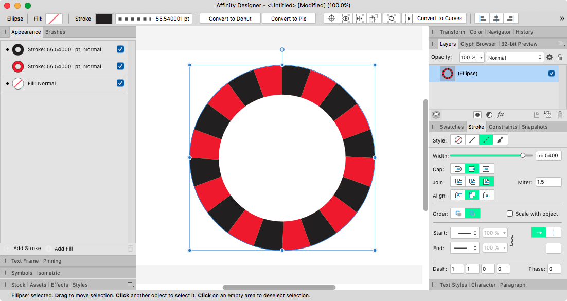 How to create a 2 colour, 12 segment circle; please - Pre-V2 Archive of Desktop Questions (macOS ...