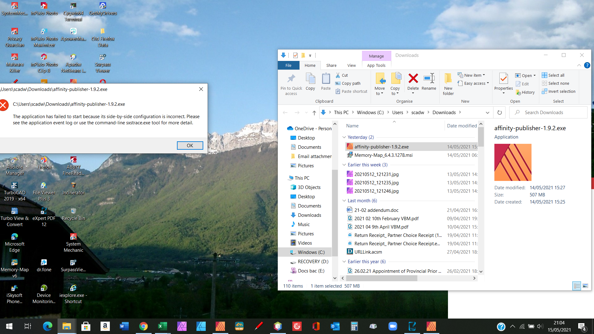 Unable to update affinity apps - Pre-V2 Archive of Affinity on Desktop Questions (macOS and ...