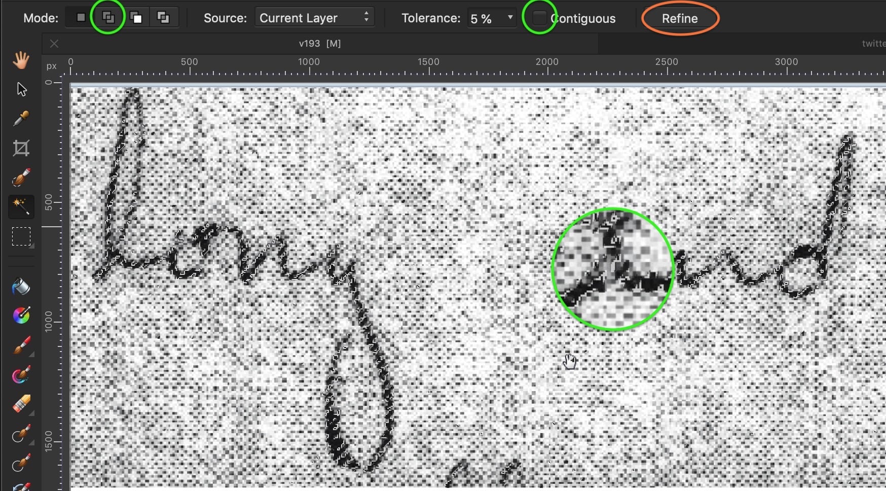 Stuck with dirty scan of handwritten letter - Pre-V2 Archive of Desktop ...