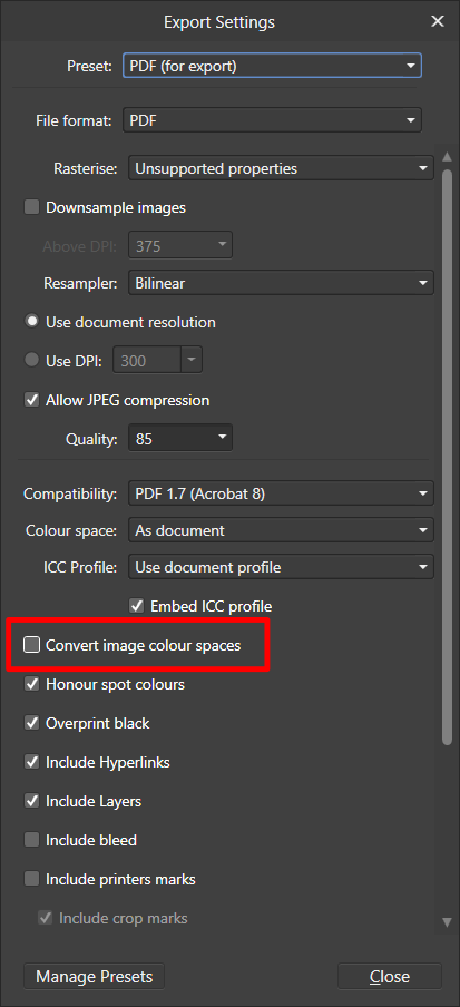 I cant export my Document in CMYK and PSO Coated V3 - Pre-V2 Archive of ...