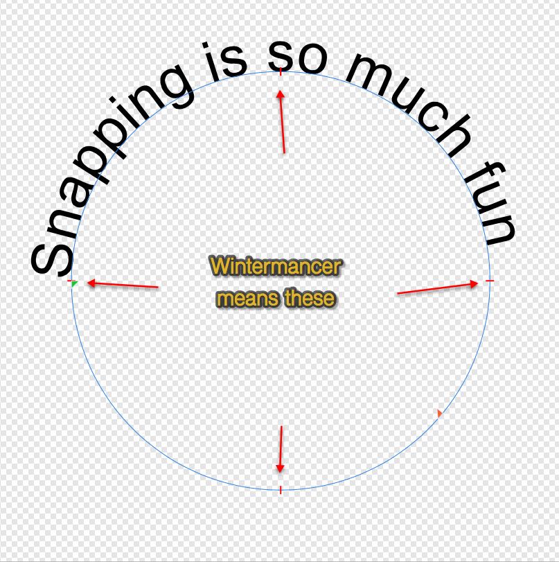 Artistic Text Tool and Circle Snapping - Pre-V2 Archive of Desktop ...