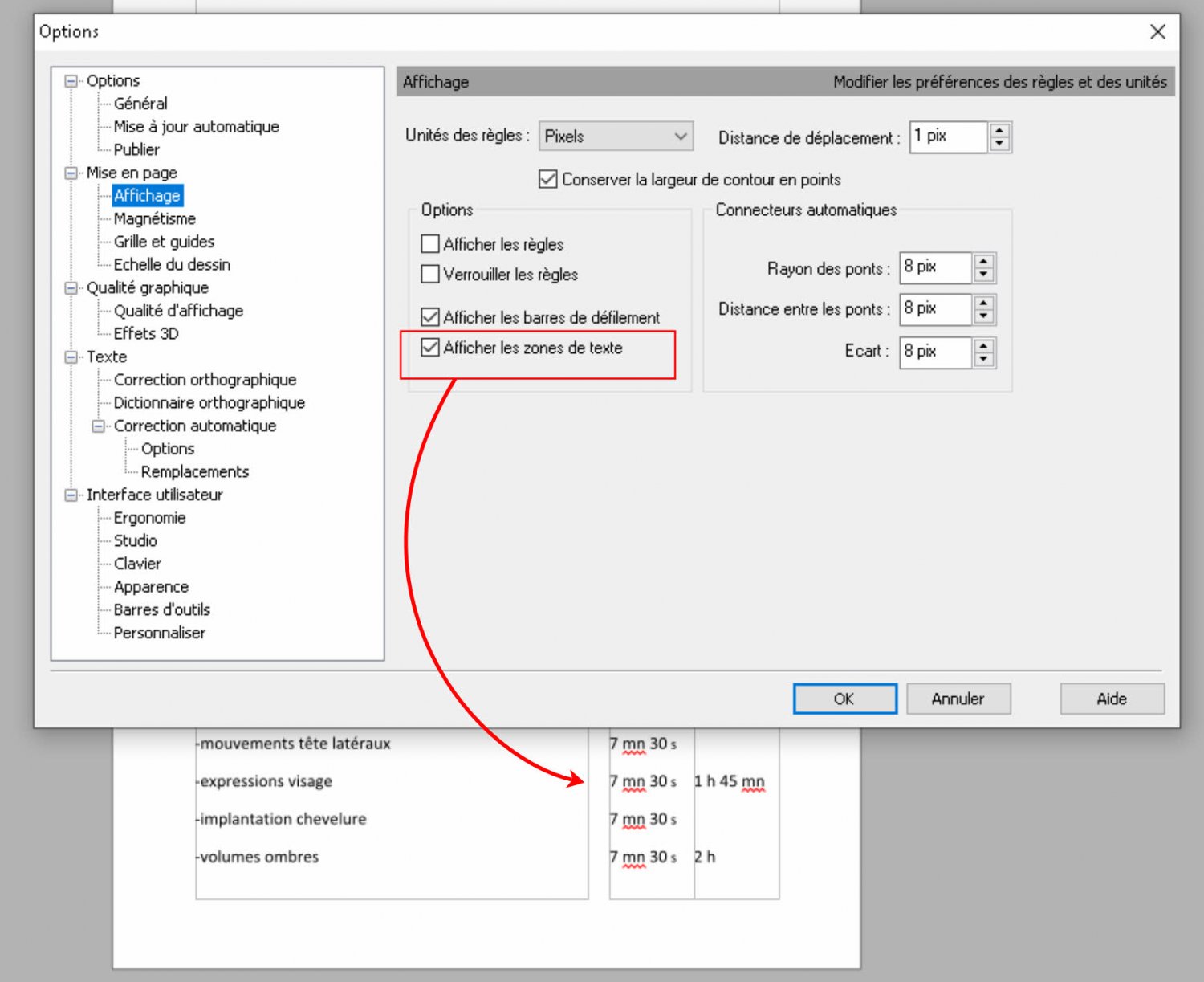 how view text zone area borders ? - Pre-V2 Archive of Desktop Questions (macOS and Windows ...