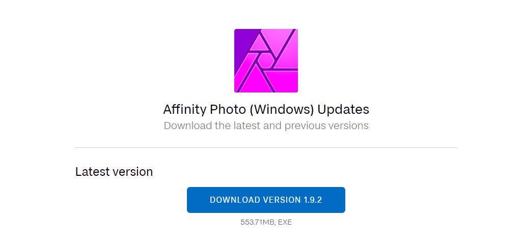 Antivirus Blocked Affinity Photo Download Pre V2 Archive Of Affinity On Desktop Questions