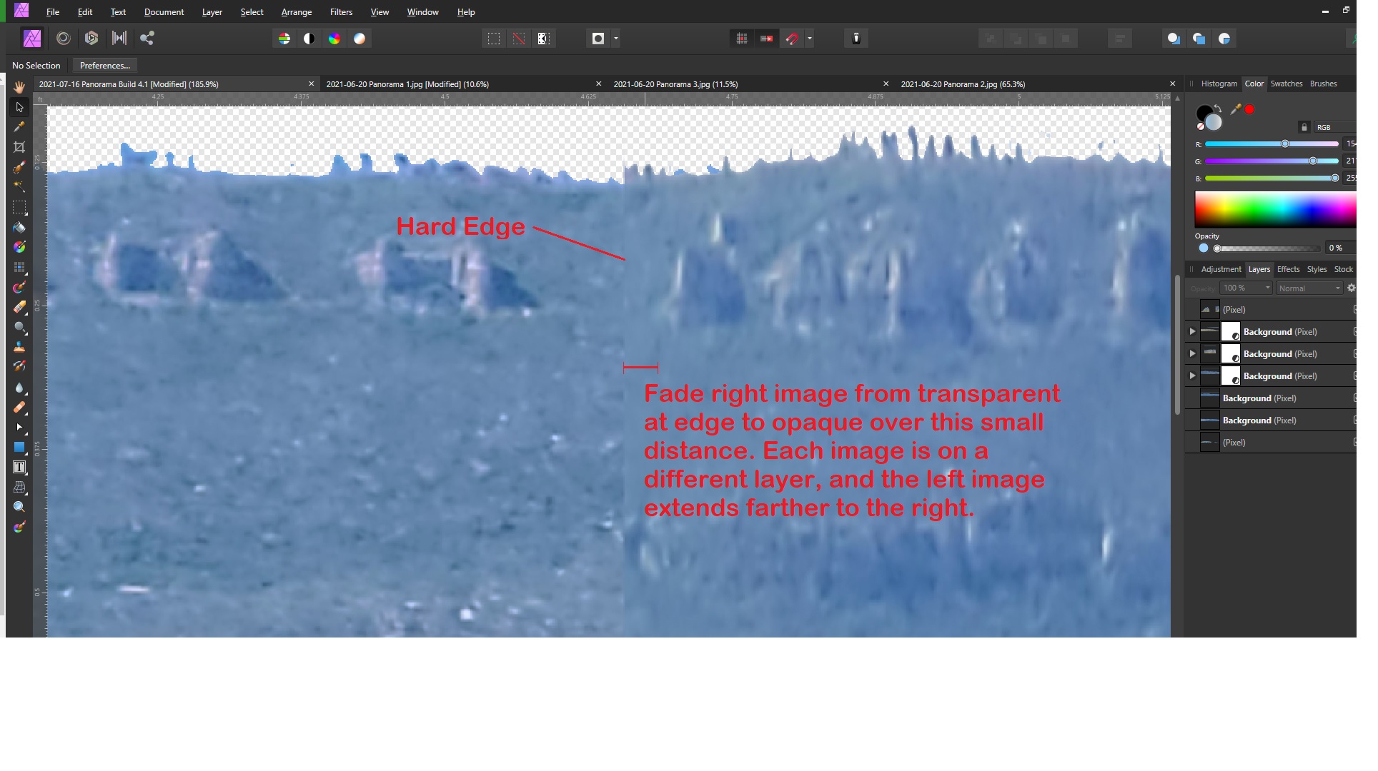Fade edge of image on one layer into image on another layer - Pre-V2 ...