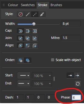How do I get dashed line with nice corners? - Pre-V2 Archive of Desktop Questions (macOS and ...