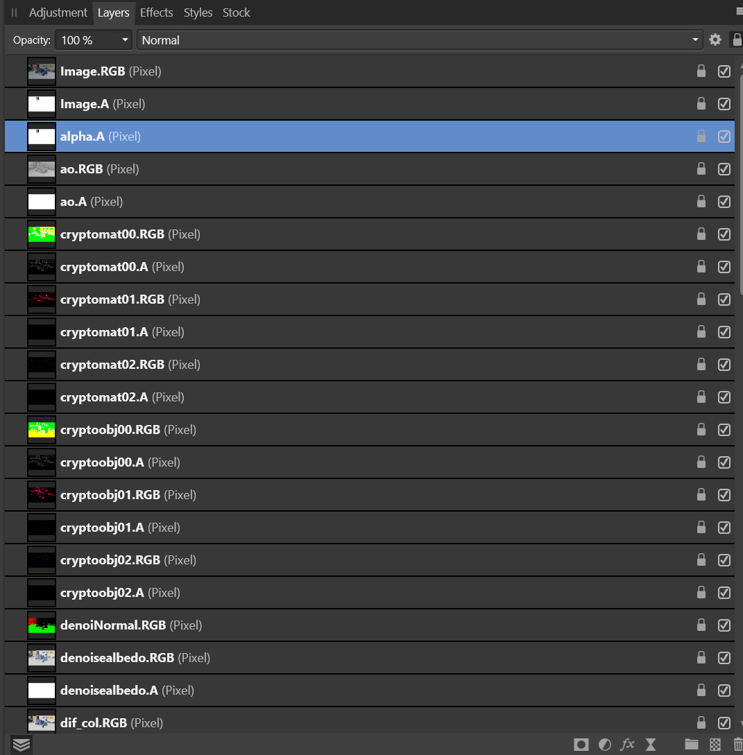 multilayer exr only exports alpha channels - Pre-V2 Archive of Desktop Questions (macOS and ...