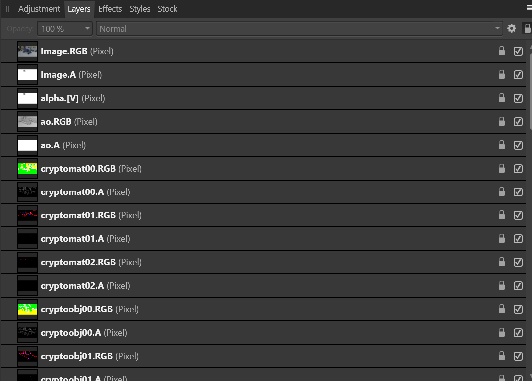 multilayer exr only exports alpha channels - Pre-V2 Archive of Desktop Questions (macOS and ...