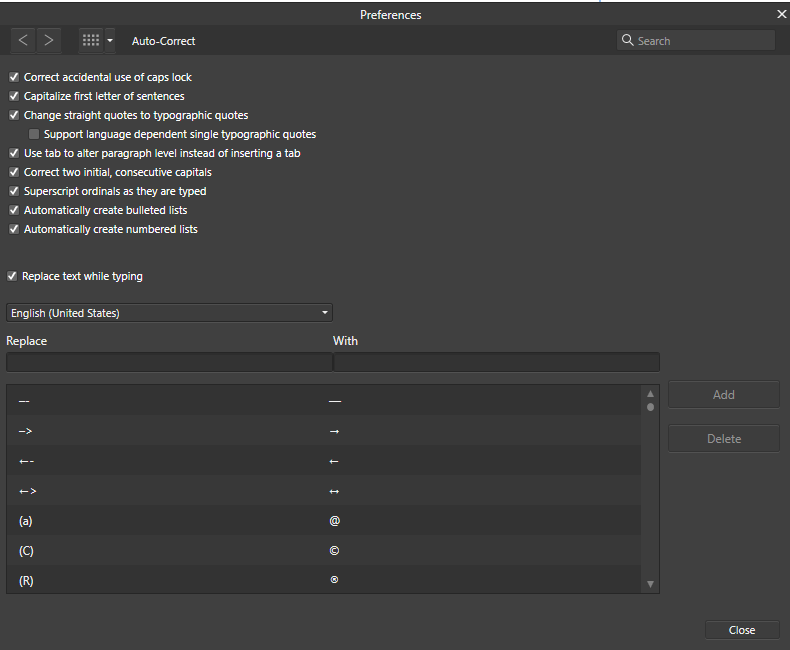 Spell checker not working - Pre-V2 Archive of Affinity on Desktop Questions (macOS and Windows ...