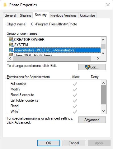 Access Denied starting Affinity Photo - Pre-V2 Archive of Affinity on Desktop Questions (macOS ...