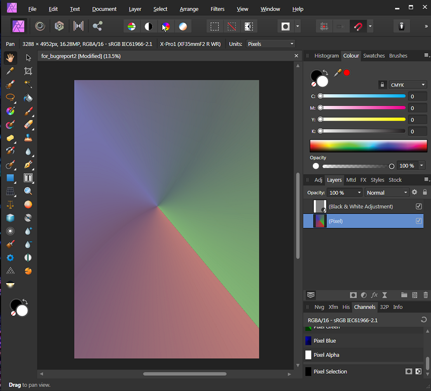 Default color for a new correction layer or a mask is not white anymore ...