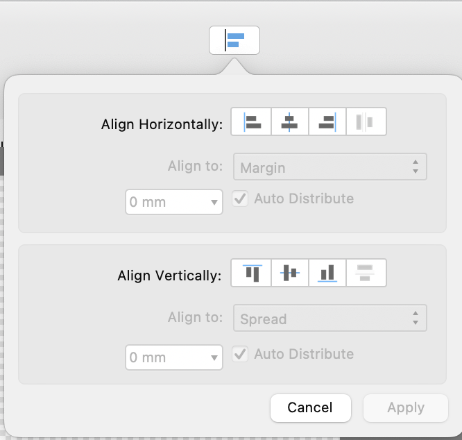 How to align/distribute to a key object, and how to choose distances between objects (and turn ...